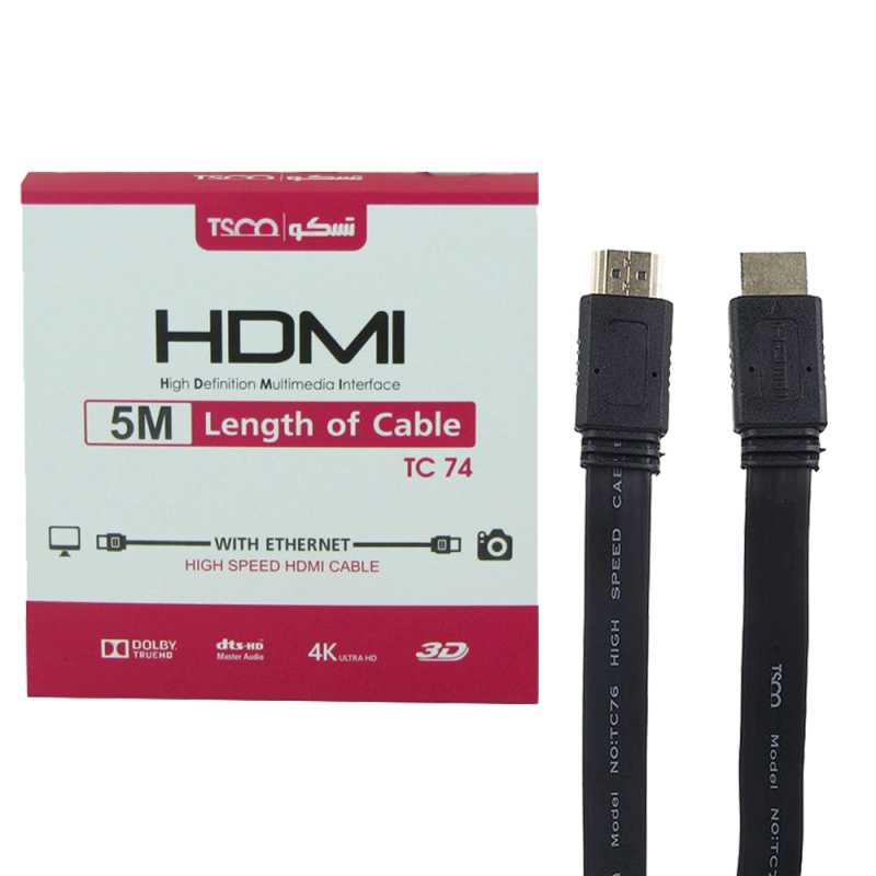 کابل HDMI تسکو TC-74 – فروشگاه دیجیتال کده