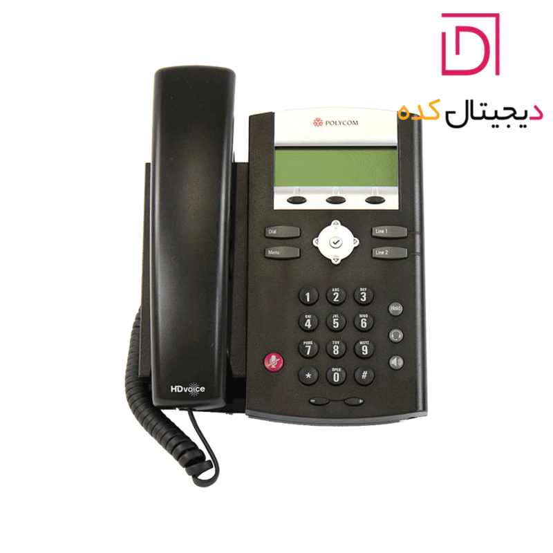گوشی آی پی فون پلیکام SoundPoint IP 331 POE – فروشگاه دیجیتال کده