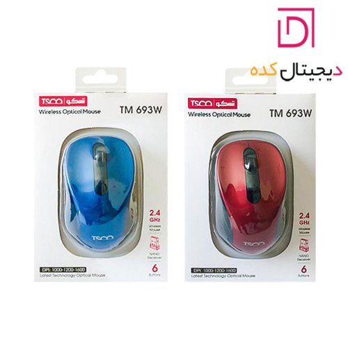 ماوس بی سیم تسکو مدل TM 693W – فروشگاه دیجیتال کده